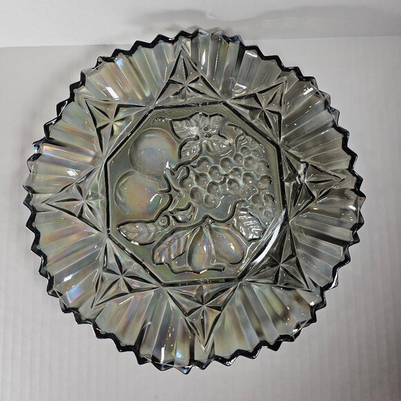 federal glass | Dining | Federal Glass Pioneer Smoke Iridescent ...